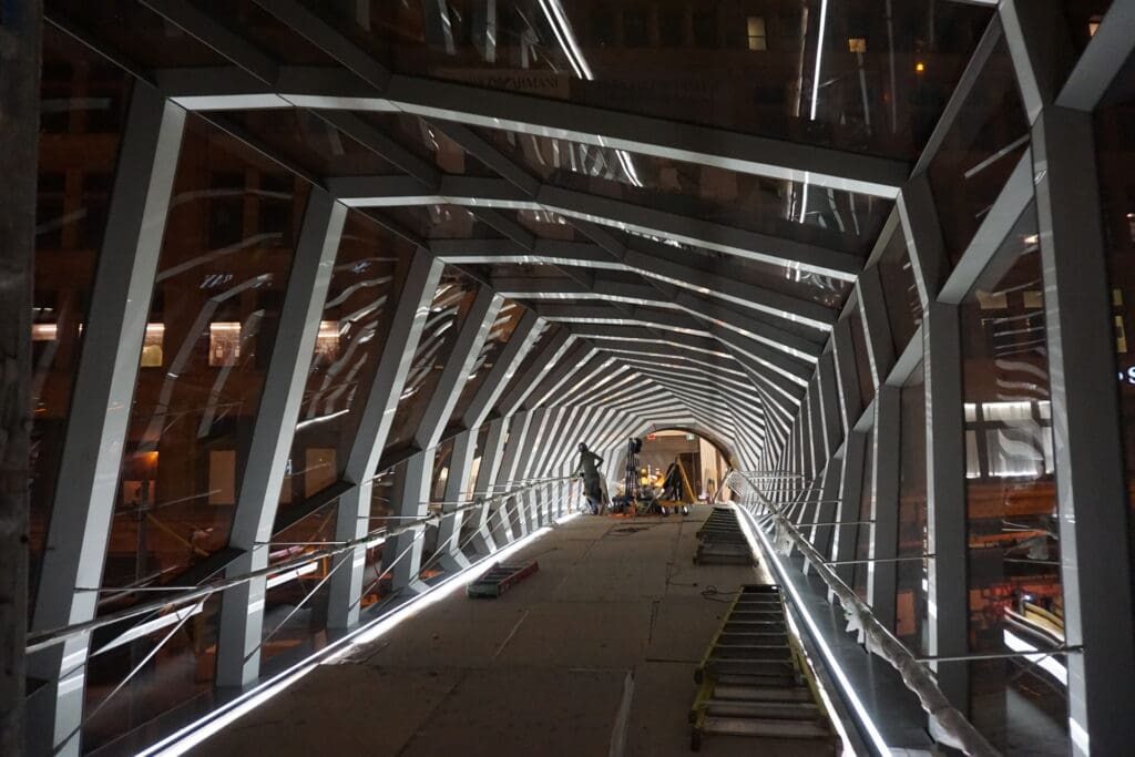 Toronto Eaton Centre Pedestrian Bridge - Salient Engineering